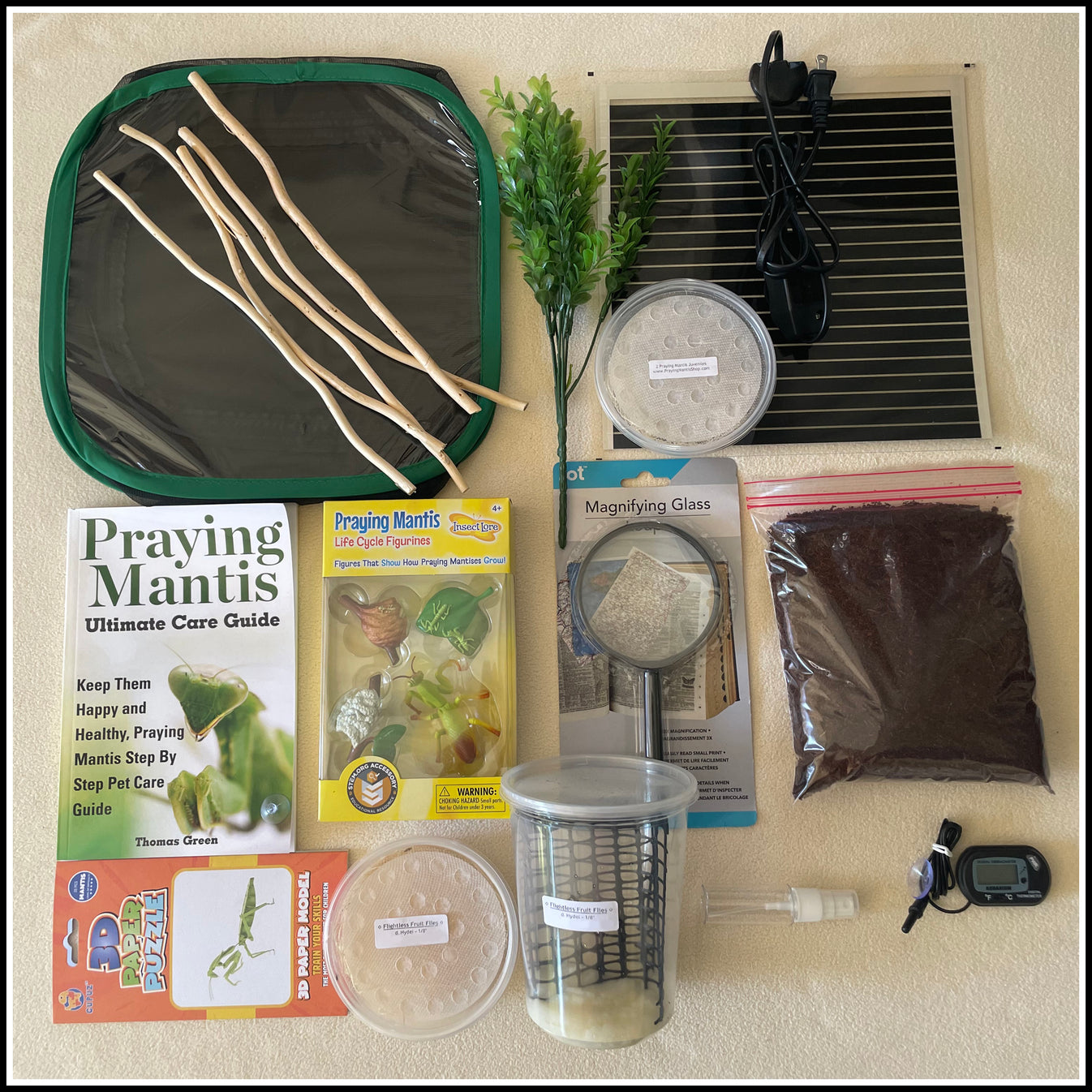 Praying Mantis Ultimate Kit - All the items for the perfect habitat ...